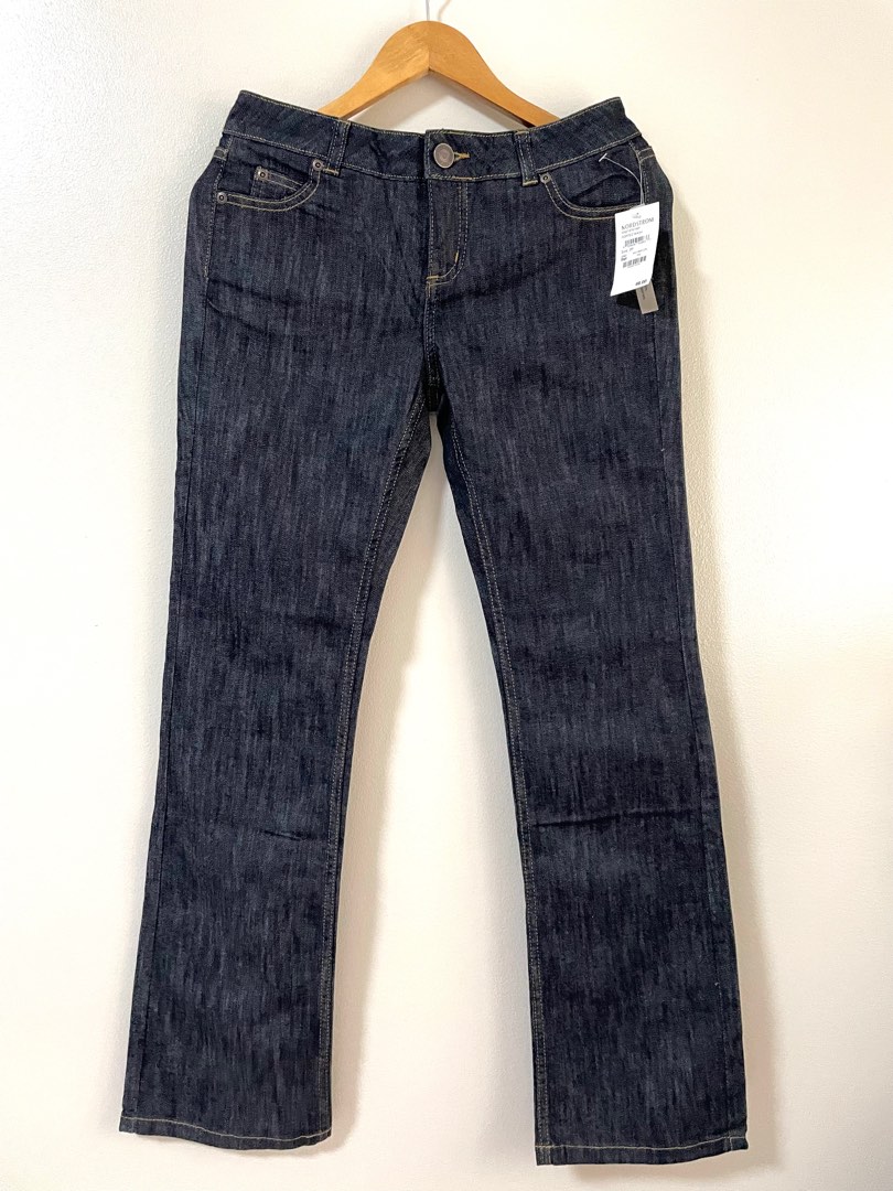 New Dark Denim Jeans Womens Fashion Bottoms Jeans On Carousell