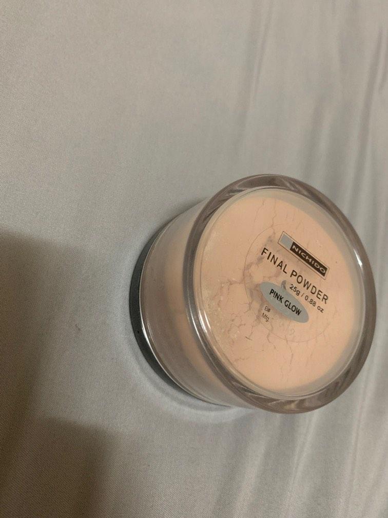 Nichido Final Powder/ Setting Powder in Pink Glow, Beauty & Personal ...