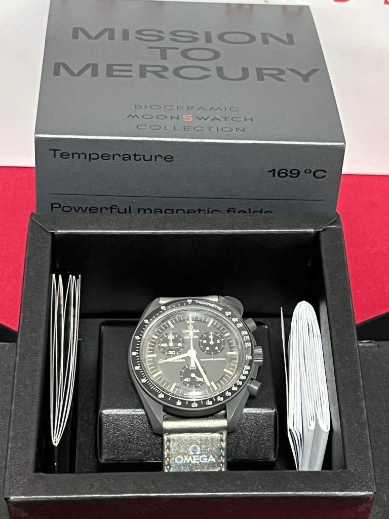 Omega x Swatch Mercury, Men's Fashion, Watches & Accessories, Watches ...