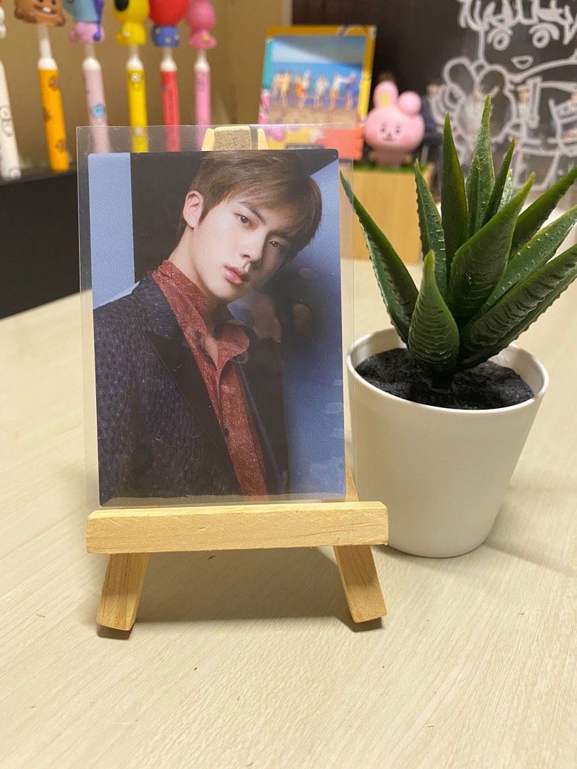 [ON HAND] JIN OFFICIAL BTS THE BEST ALBUM PHOTOCARDJFC, Hobbies & Toys ...