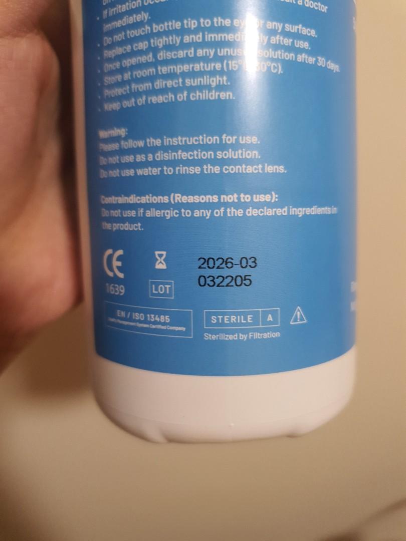 Opto pharm buffered saline solution, Beauty & Personal Care, Vision ...