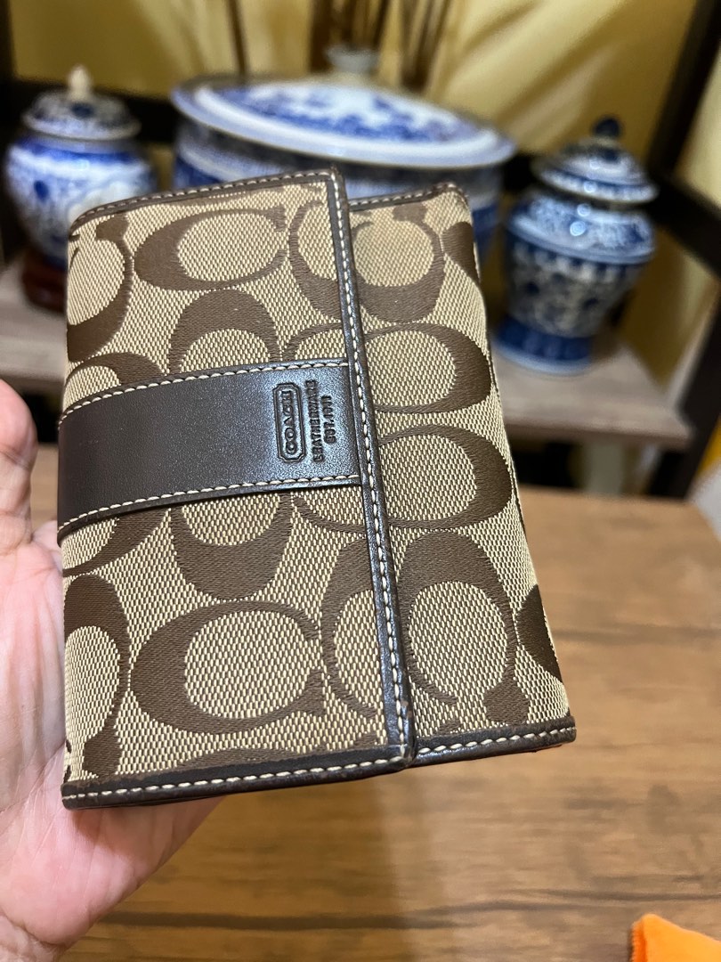 ORIGINAL COACH MONO SHORT WALLET, Women's Fashion, Bags & Wallets ...