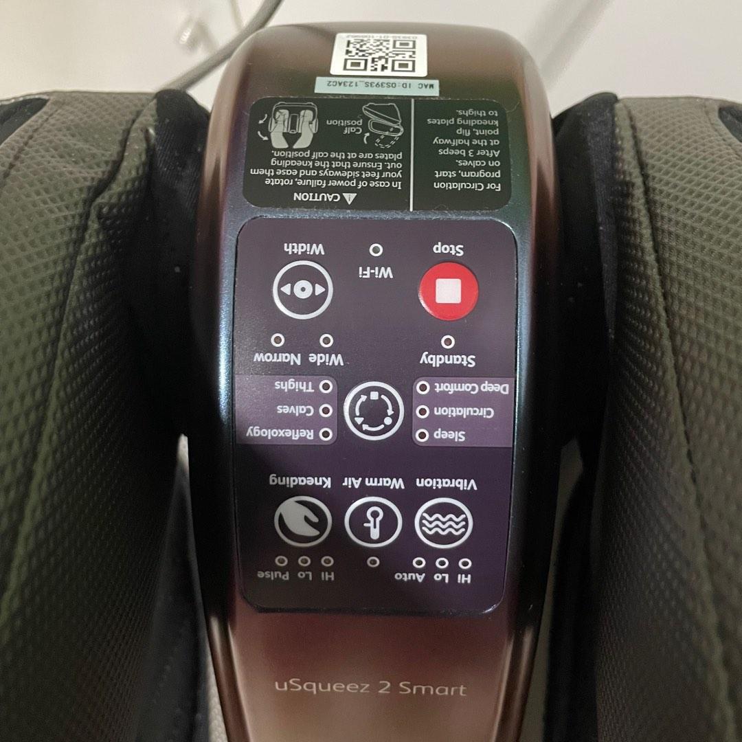 Osim uSqueez 2 Smart Leg Massager, Health & Nutrition, Massage Devices ...