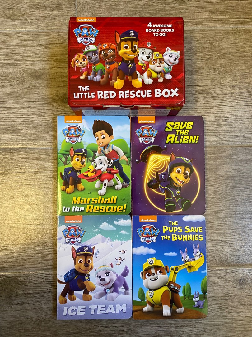 Paw Patrol (The little red rescue box) 4 awesome board books to go!, 興趣 ...