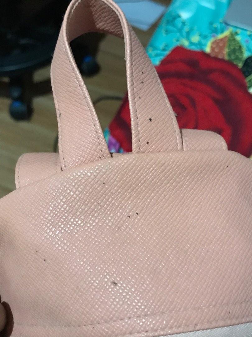 Peach Mini Backpack, Women's Fashion, Bags & Wallets, Backpacks on ...