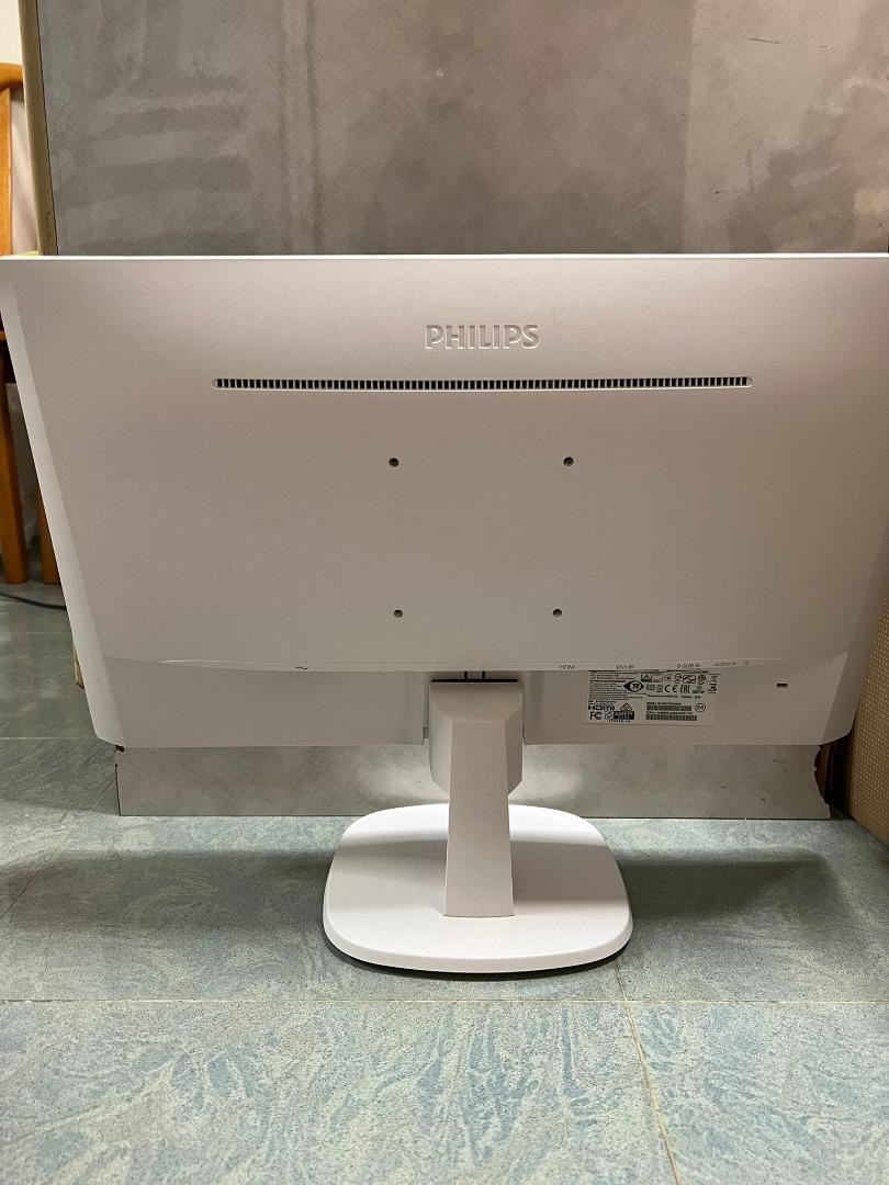 PHILIPS 243V Full HD IPS 顯示器（24吋）連HDMI線, 電腦＆科技, 電腦周邊及配件, 電子屏幕 - Carousell