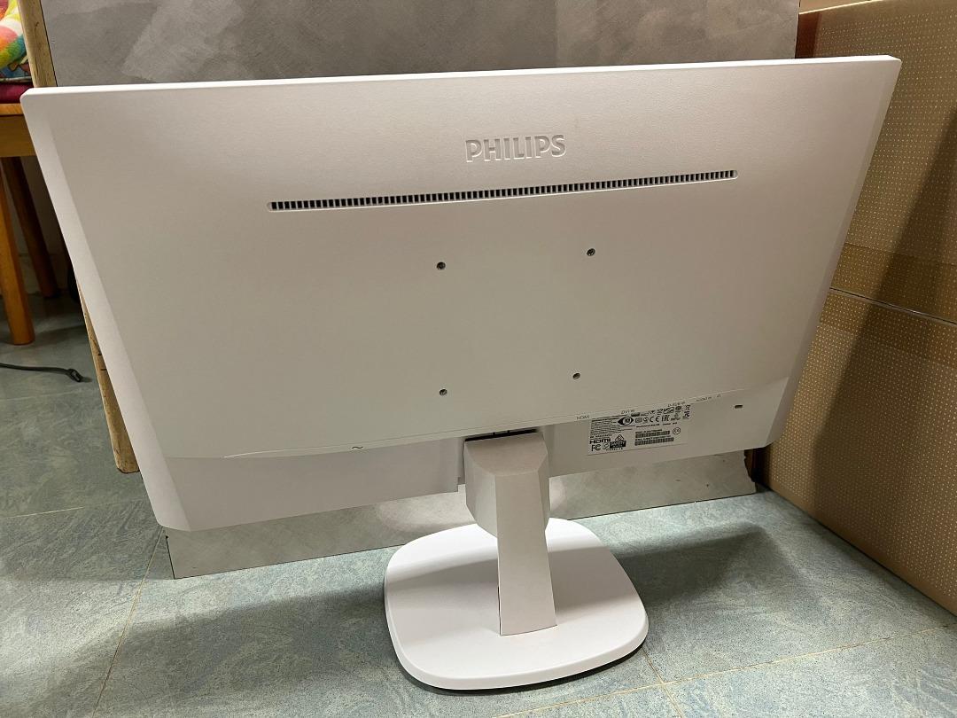 PHILIPS 243V Full HD IPS 顯示器（24吋）連HDMI線, 電腦＆科技, 電腦周邊及配件, 電子屏幕 - Carousell