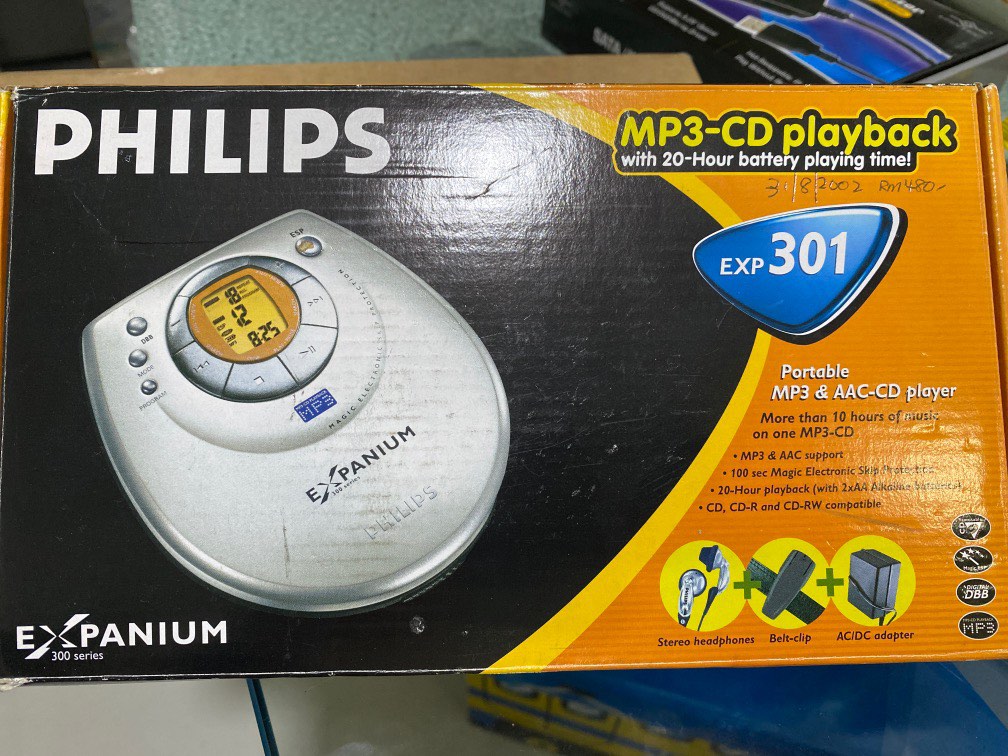 Philips MP3 CD Player, Audio, Portable Music Players on Carousell