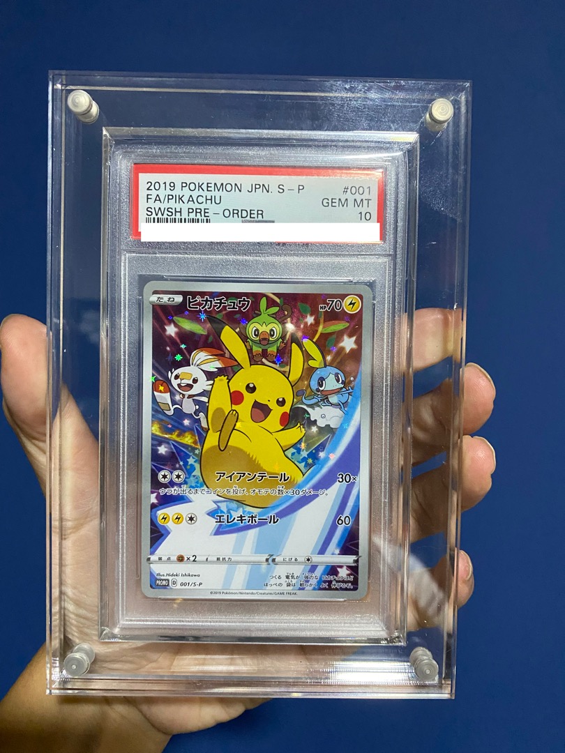 Pikachu SWSH Pre-order Promo Psa 10 2019, Hobbies & Toys, Toys & Games on Carousell