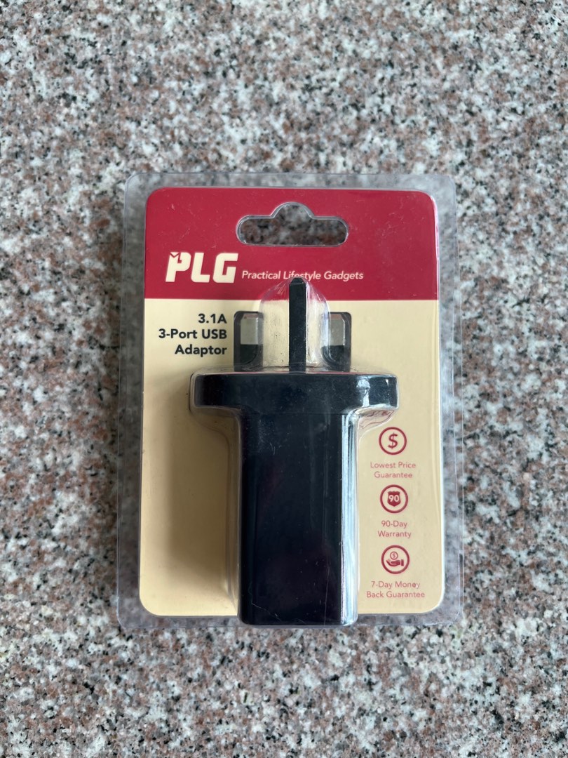 PLG 3 Port Adaptor 3.1A, Computers & Tech, Parts & Accessories, Cables & Adaptors on Carousell
