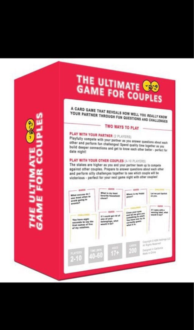 PO The Ultimate Game for Couples - Great Conversations and Fun ...