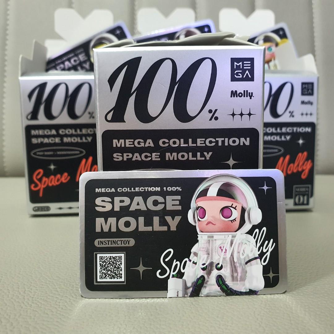 PopMart Mega Collection 100% Space Molly Toffee, Hobbies & Toys, Toys ...