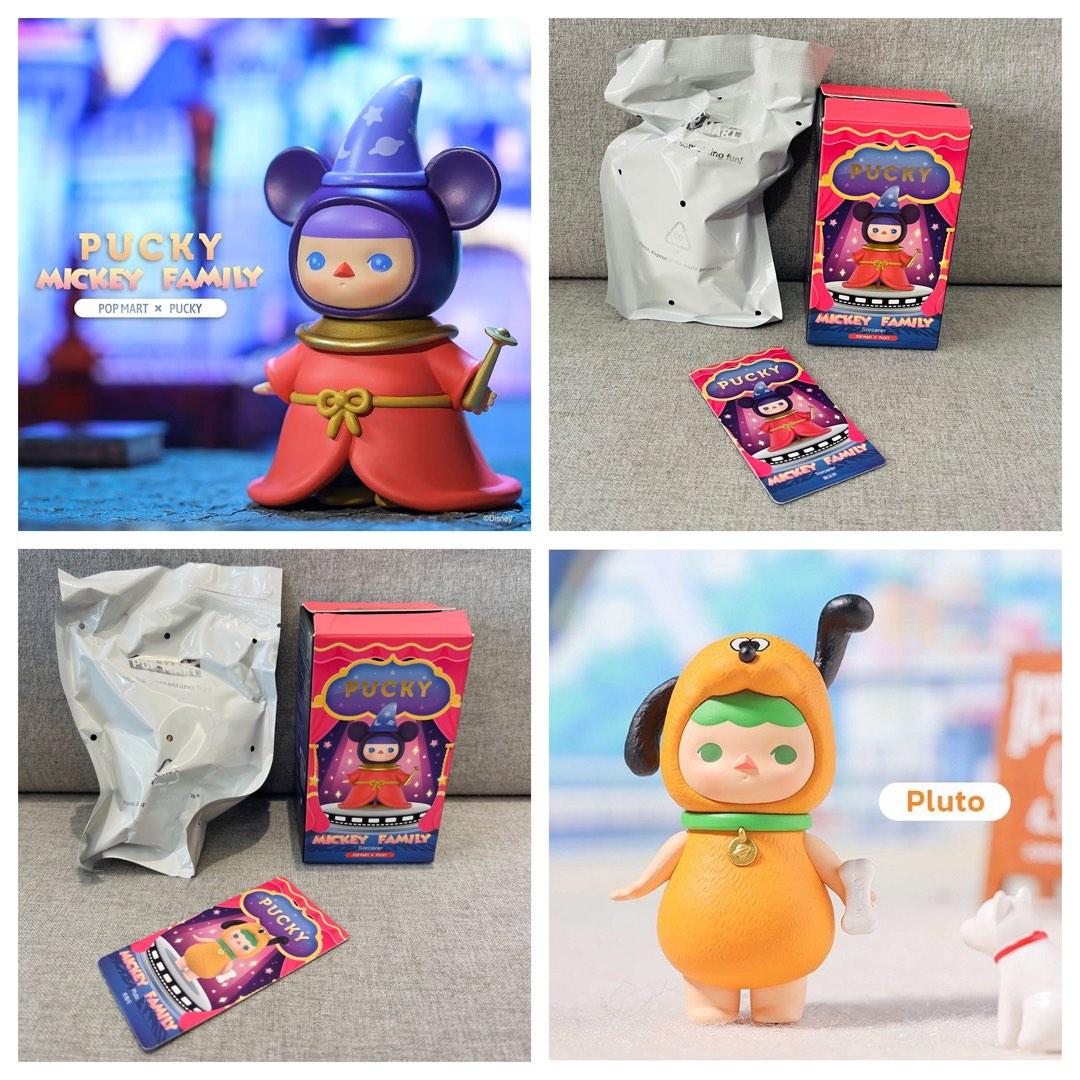Popmart Pucky Mickey Family (Pluto/ Sorceror), Hobbies & Toys, Toys ...