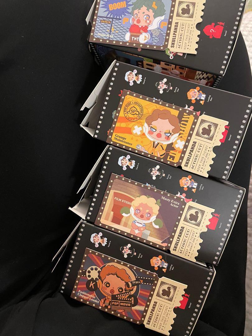 Popmart Skullpanda Action Cut Leadingman | Fashionable Clapper Loader ...