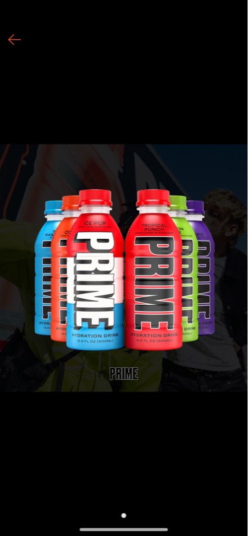 Prime Hydration By Ksi X Logan Paul Food And Drinks Beverages On Carousell