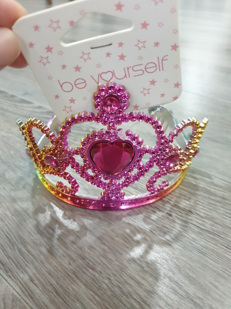 Princess Rainbow Tiara, Women's Fashion, Watches & Accessories, Hair ...