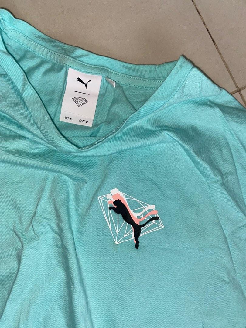 Puma Turquoise Shirt, Men's Fashion, Tops & Sets, Tshirts & Polo Shirts ...