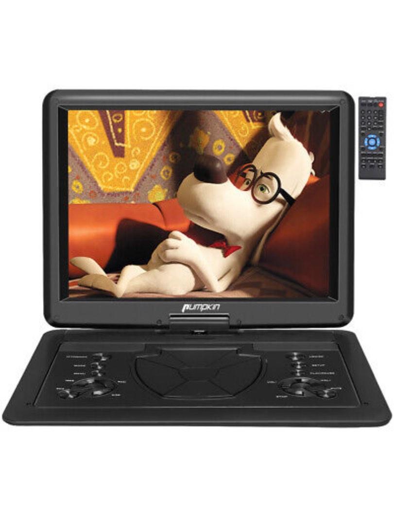 Pumpkin 16" Portable DVD Player 1366*768 Swivel Screen HDMI USB 6 Hours ...