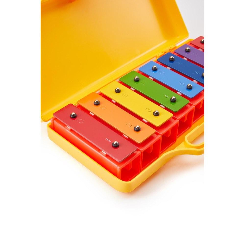 RAONZENA Professional Xylophone 8note Rainbow color glockenspiel ...