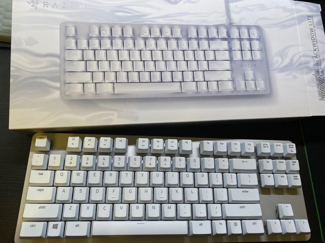 Razer black widow lite white, Computers & Tech, Parts & Accessories ...