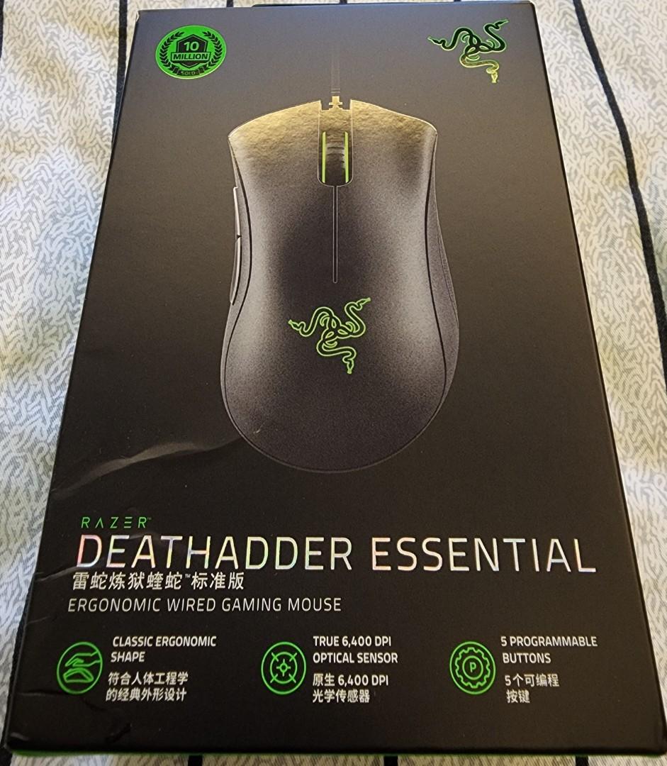 Razer Deathadder Essential Ergonomic Gaming Mouse, Computers & Tech ...