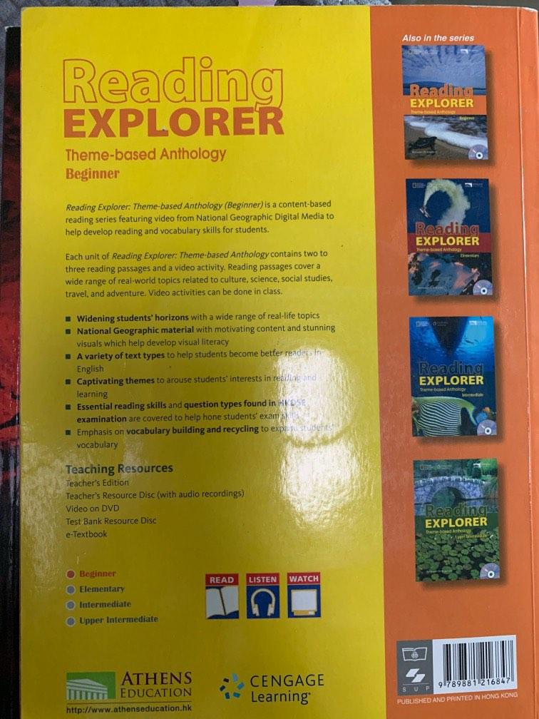 Reading Explorer Theme - based Anthology Beginner, 興趣及遊戲, 書本 & 文具, 教科書 ...