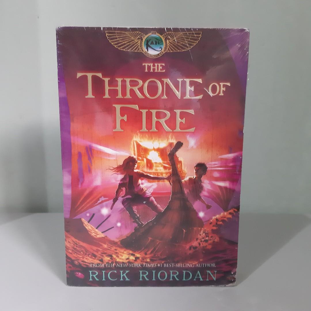 Rick Riordan Kane Chronicles The Throne of Fire, Hobbies & Toys, Books ...