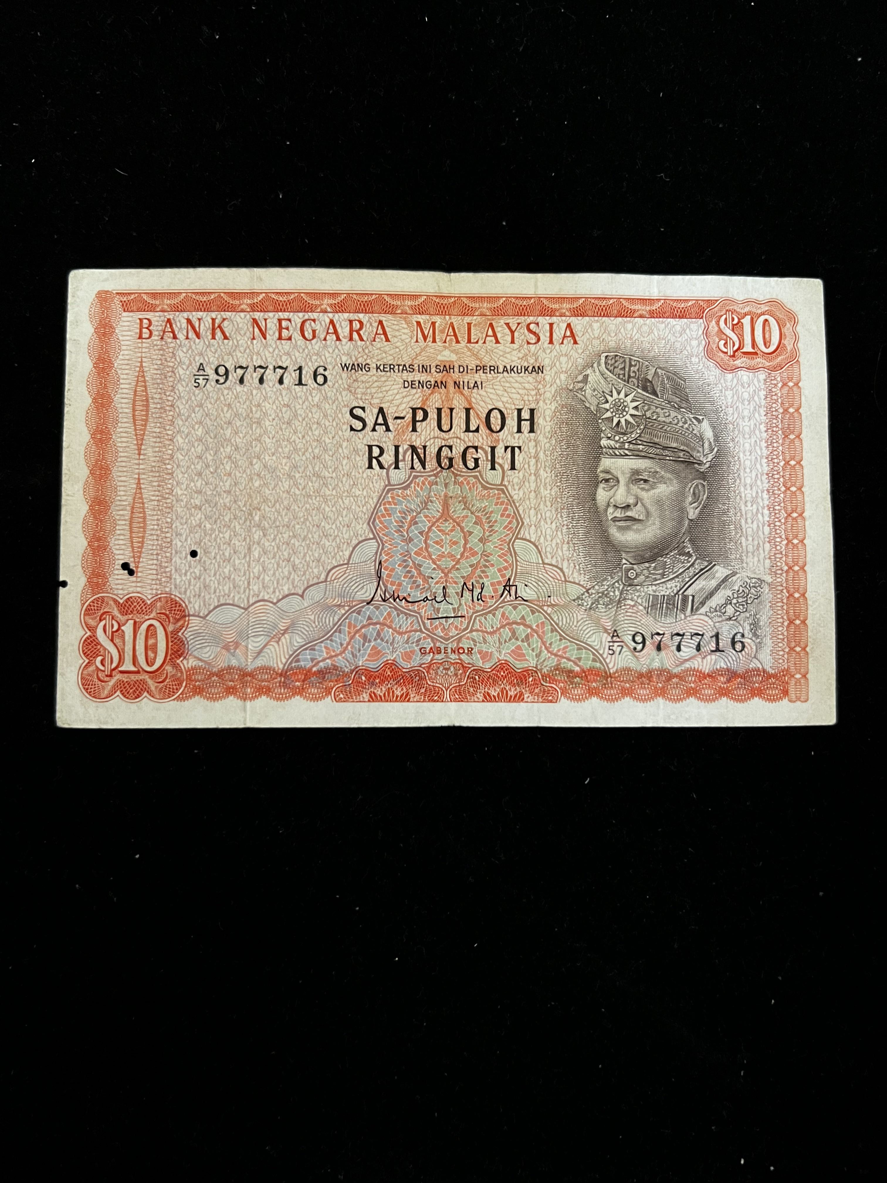 Ringgit Malaysia RM 10 1st series Sapuloh, Hobbies & Toys, Collectibles ...