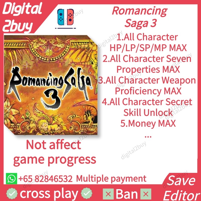 Romancing Saga 3 Save Editor RS3 Save Modding, Video Gaming, Video ...
