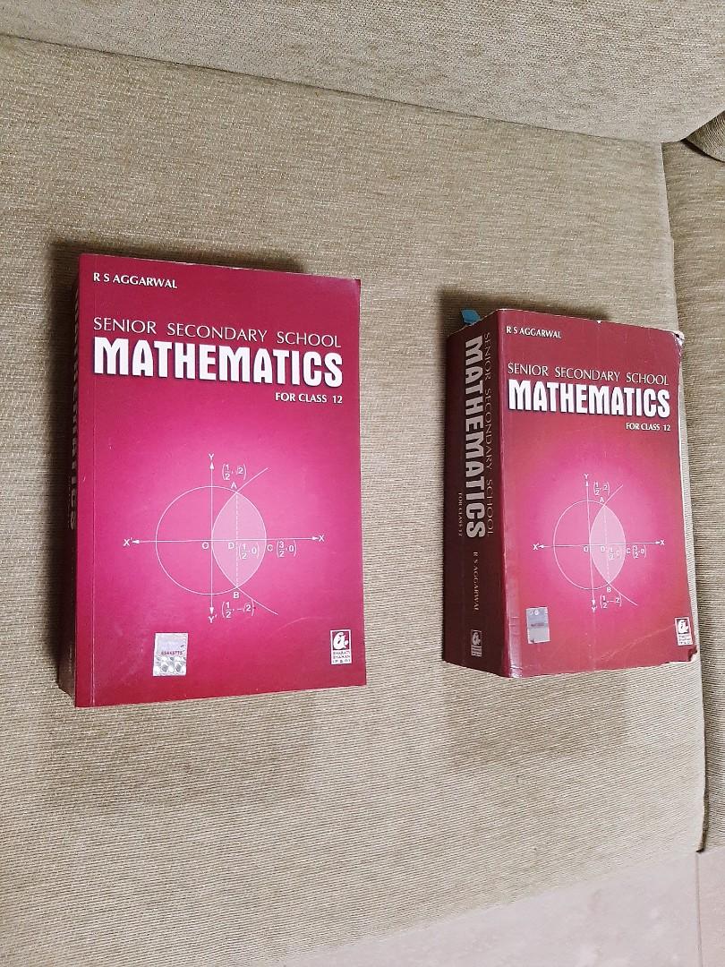 R.S. Aggarwal Senior Secondary School Mathematics for Class 12 CBSE ...