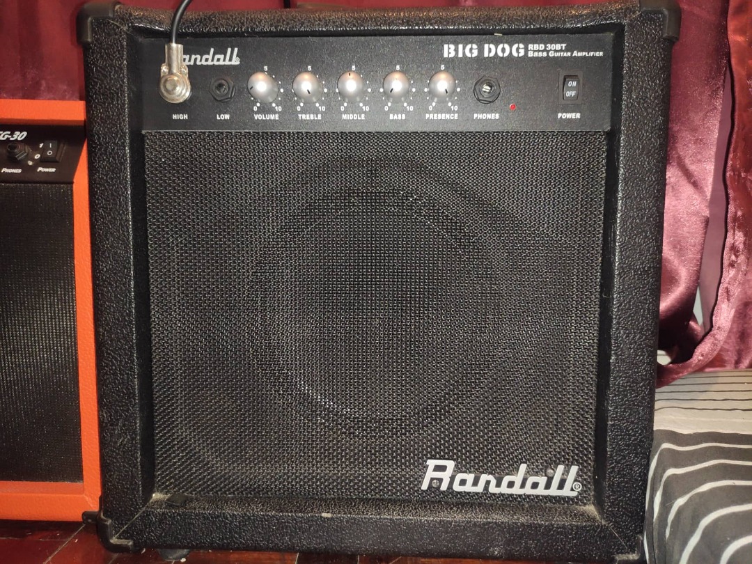RUSH FOR SALE Randall Big Dog RBD 30BT Bass Amplifier (25W), Hobbies ...