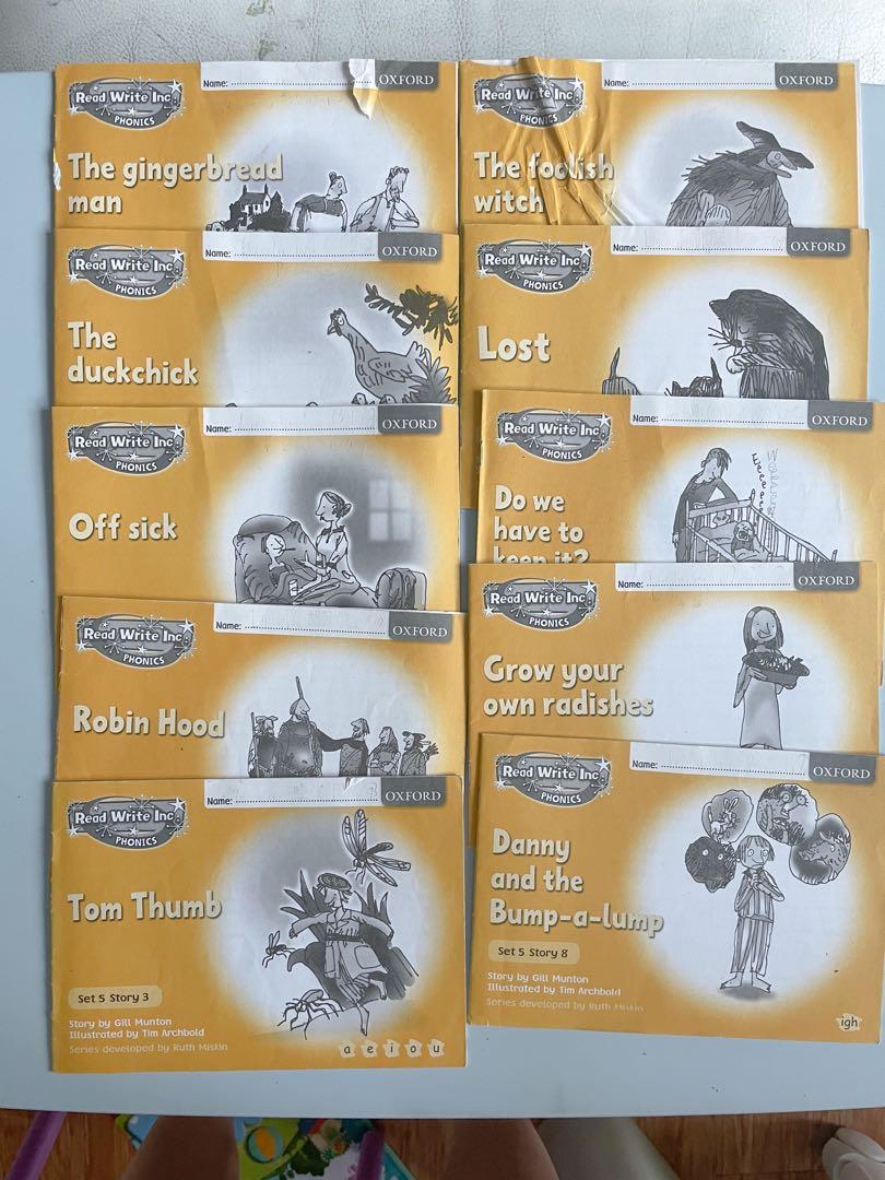 RWI Phonics Reader Yellow (B&W), 興趣及遊戲, 書本 & 文具, 小朋友書 - Carousell