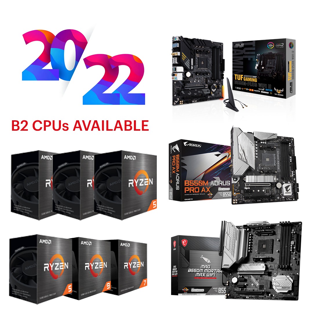 SALE AND PROMO! Ryzen 5 5600x, Ryzen 7 5800x , Ryzen 9 5900x w/ MSI MAG ...