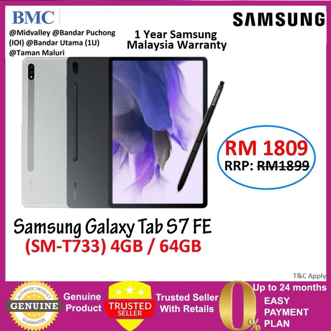 Samsung Galaxy Tab S7 Fe Wifi 4gb 64gb Mobile Phones And Gadgets