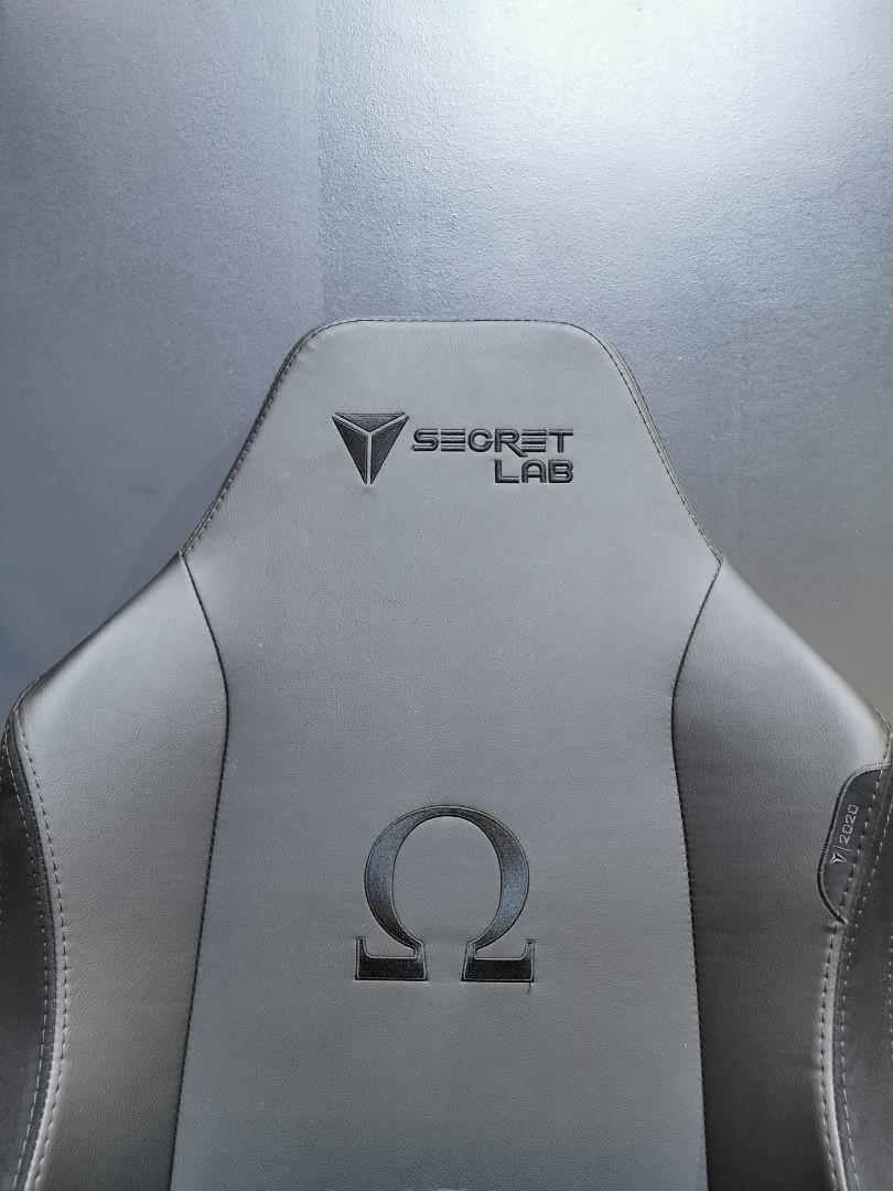 Secret Lab Omega Leather Gaming Chair, Furniture & Home Living ...