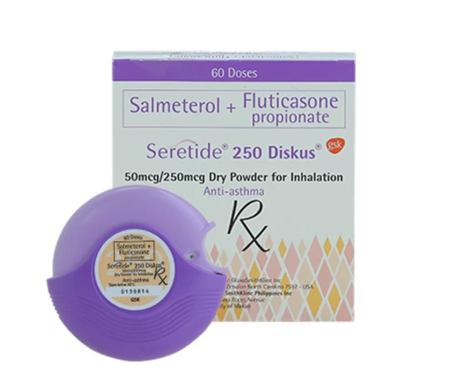 Seretide (Salmeterol + Fluticasone Proprionate) 250 Diskus, Health ...
