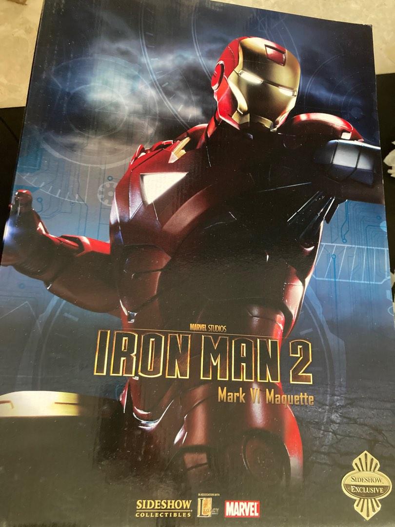 Sideshow Iron Man Mark VI 6 Exclusive Maquette Statue 1/4, Hobbies ...