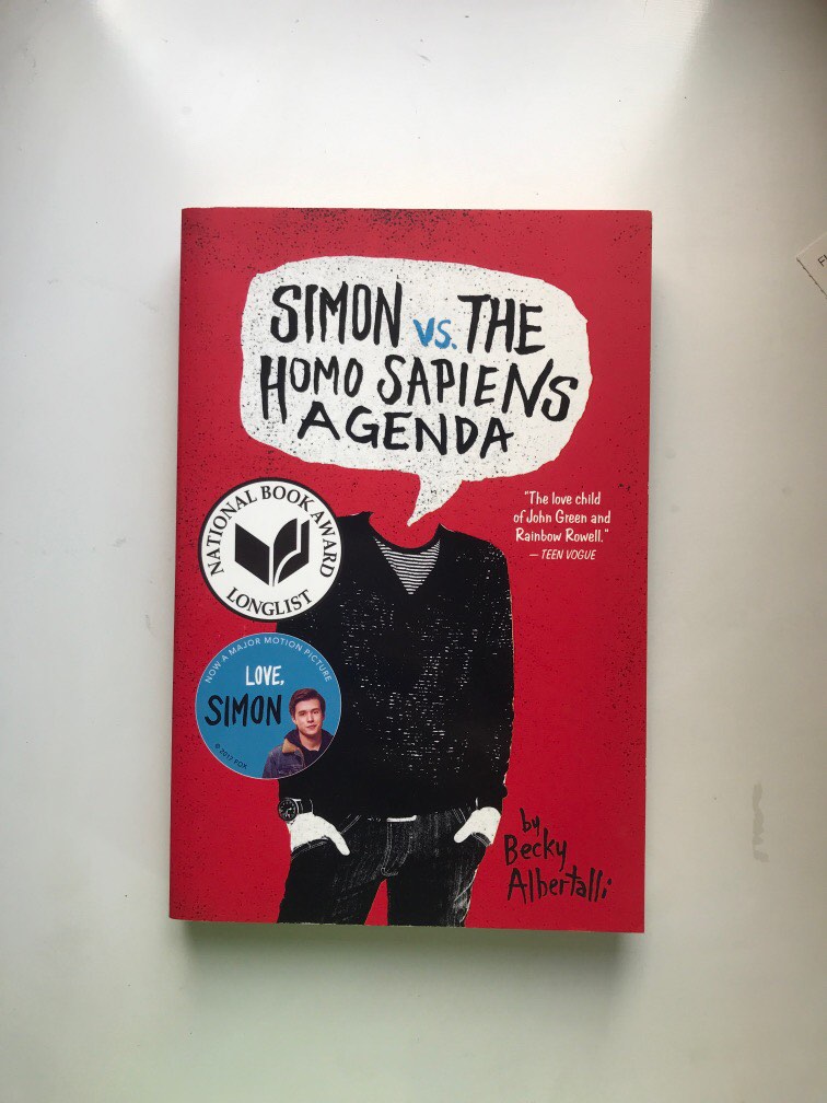 Simon vs. The Homo Sapiens Agenda by Becky Albertalli (Love, Simon ...