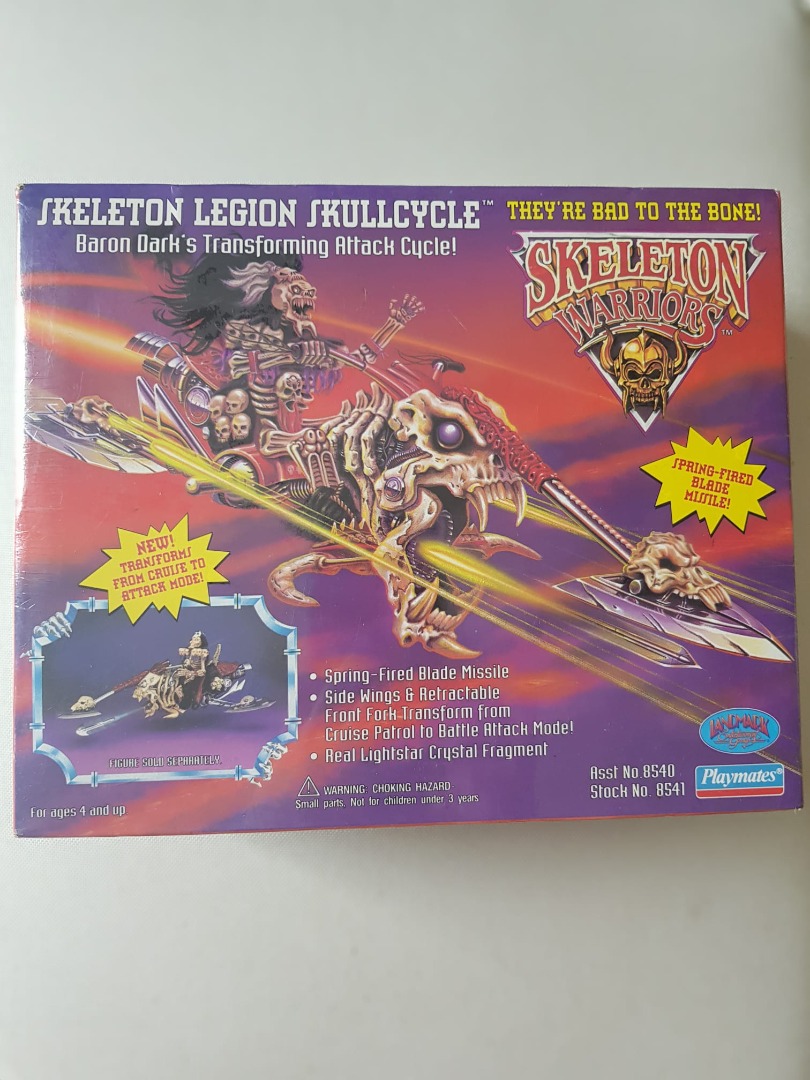 Skeleton Warriors Skeleton Legion Skullcycle w/ Missile 1994, Hobbies ...