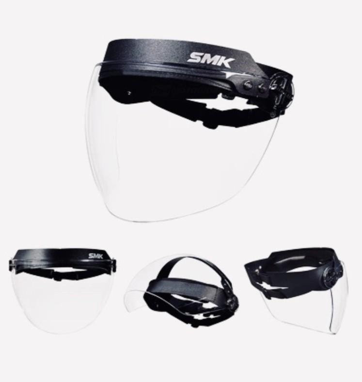 SMK DR. SHIELD RETRACTABLE FACE SHIELD, Health & Nutrition, Face Masks ...