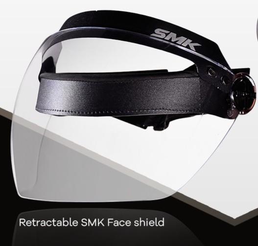 SMK DR. SHIELD RETRACTABLE FACE SHIELD, Health & Nutrition, Face Masks ...