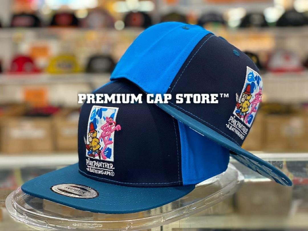 SNAPBACK CAP PINK PANTHER x A BATHING APE BAPE BLUE, Men's Fashion ...