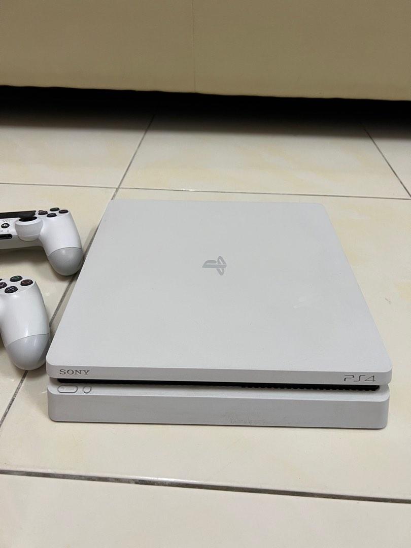 Sony PS4 Slim 500GB White Glaciar Edition (GOOD CONDITION), Video ...