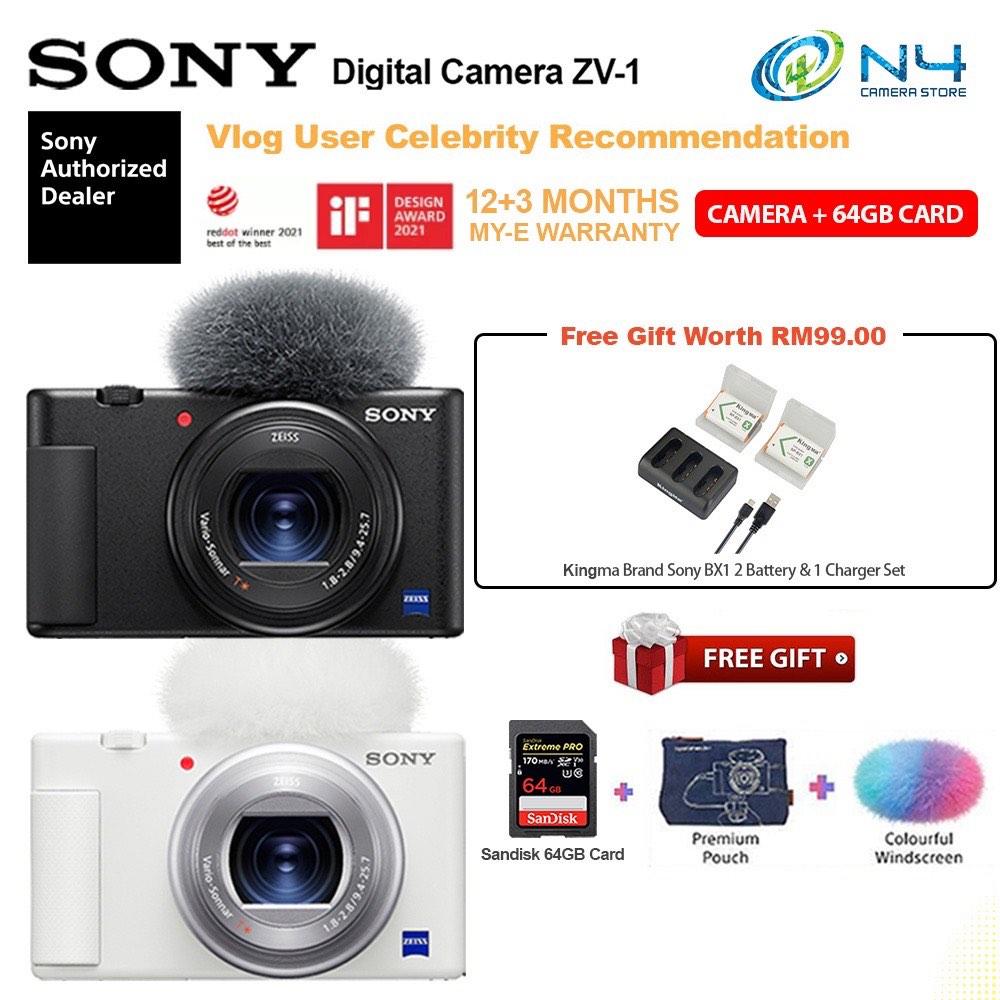Sony Zv-1 compact camera, Photography, Cameras on Carousell