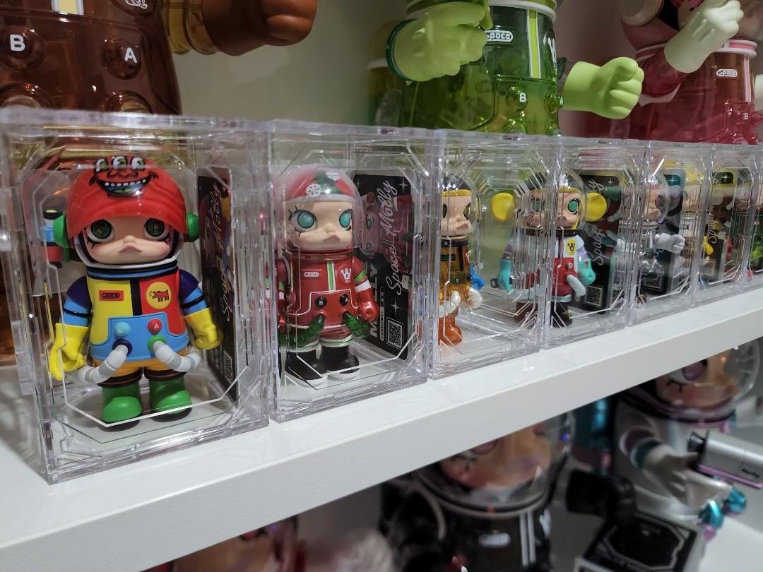 Space Molly 100% Pop Mart Display Case, Hobbies & Toys, Toys & Games on ...
