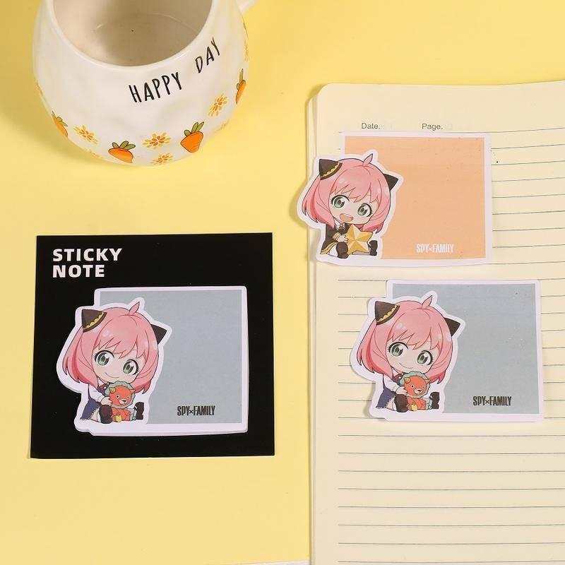 SPY X FAMILY STICKY NOTES SET ANYA YOR ANIME, Hobbies & Toys ...
