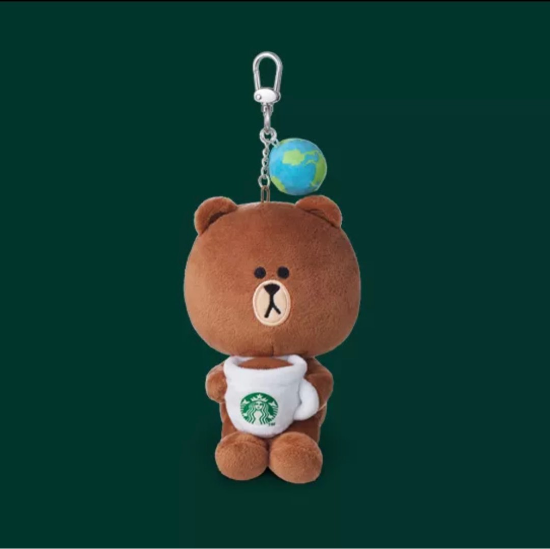 Starbucks Line Friends Keychain Earthday 2022, Hobbies & Toys, Travel ...
