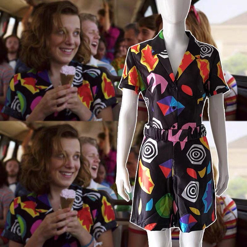 Stranger Things Eleven Outfit Set, Women's Fashion, Dresses & Sets ...