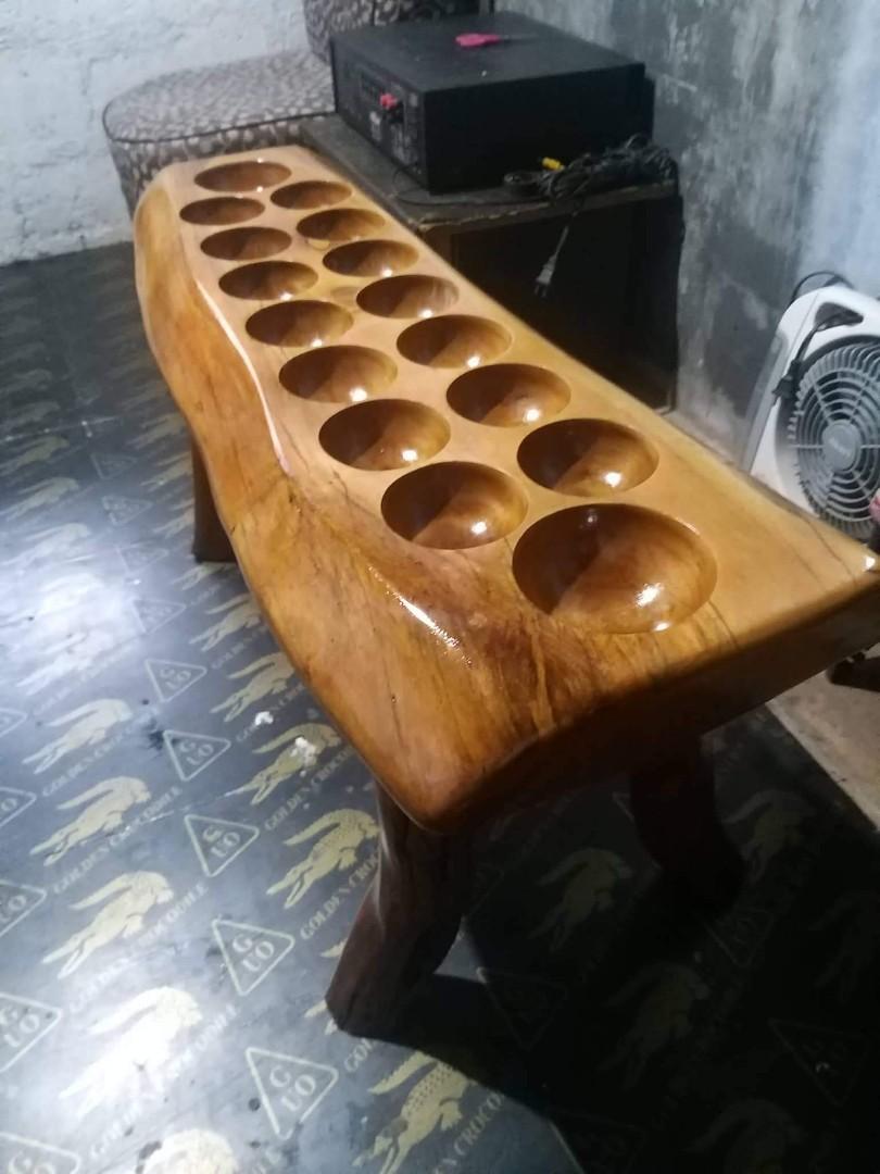 Sungka table(Narra), Furniture & Home Living, Furniture, Other Home ...