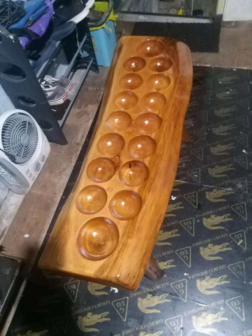 Sungka table(Narra), Furniture & Home Living, Furniture, Other Home ...